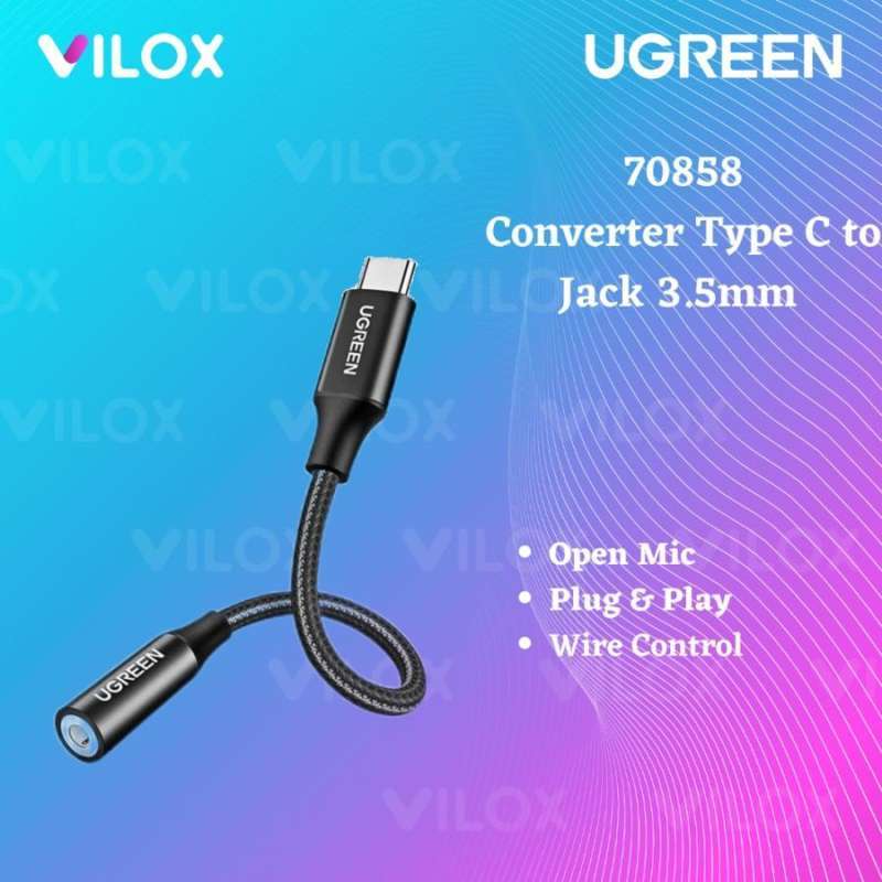 Jual Ugreen Converter Konektor Adapter Audio Type C To Jack 3.5mm ...