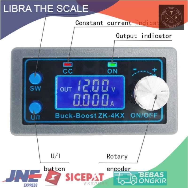 Promo Modul Dc Buck Boost Converter Constant Current Volt 30v 4a Led ...