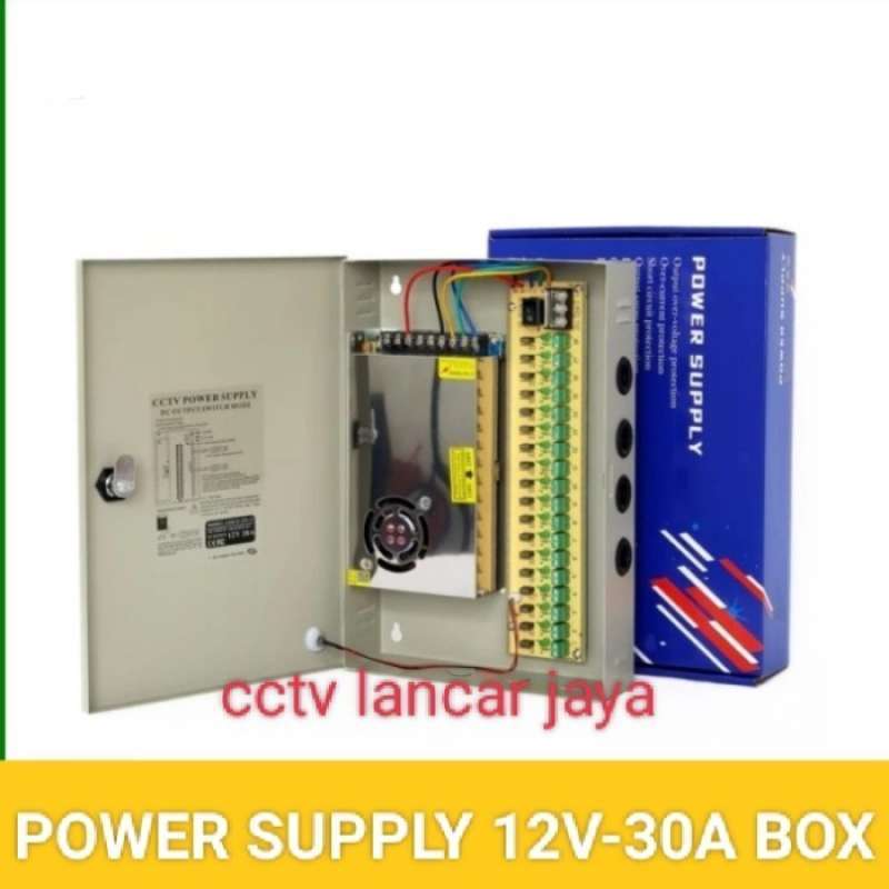 Promo Psu Box Dc 12v 30a Adaptor Cctv 12 Volt 30 Ampere Diskon 24% Di ...
