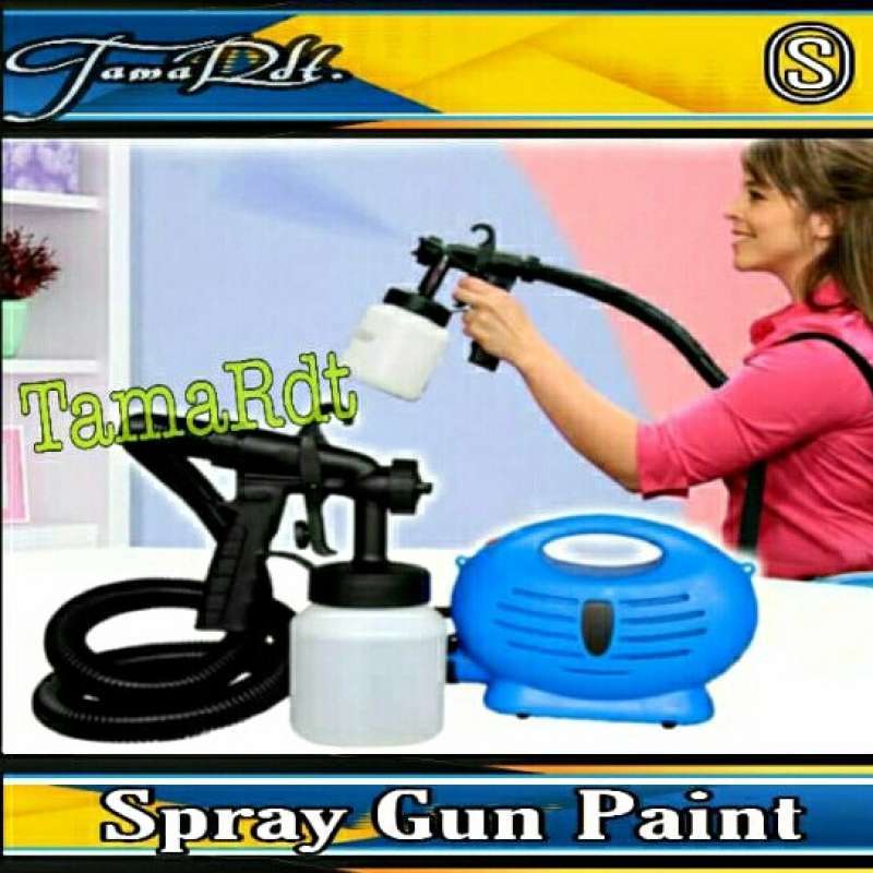 Promo Kompresor Spray Gun Alat Semprot Cet Kayu Besi Paint Zoom Diskon ...