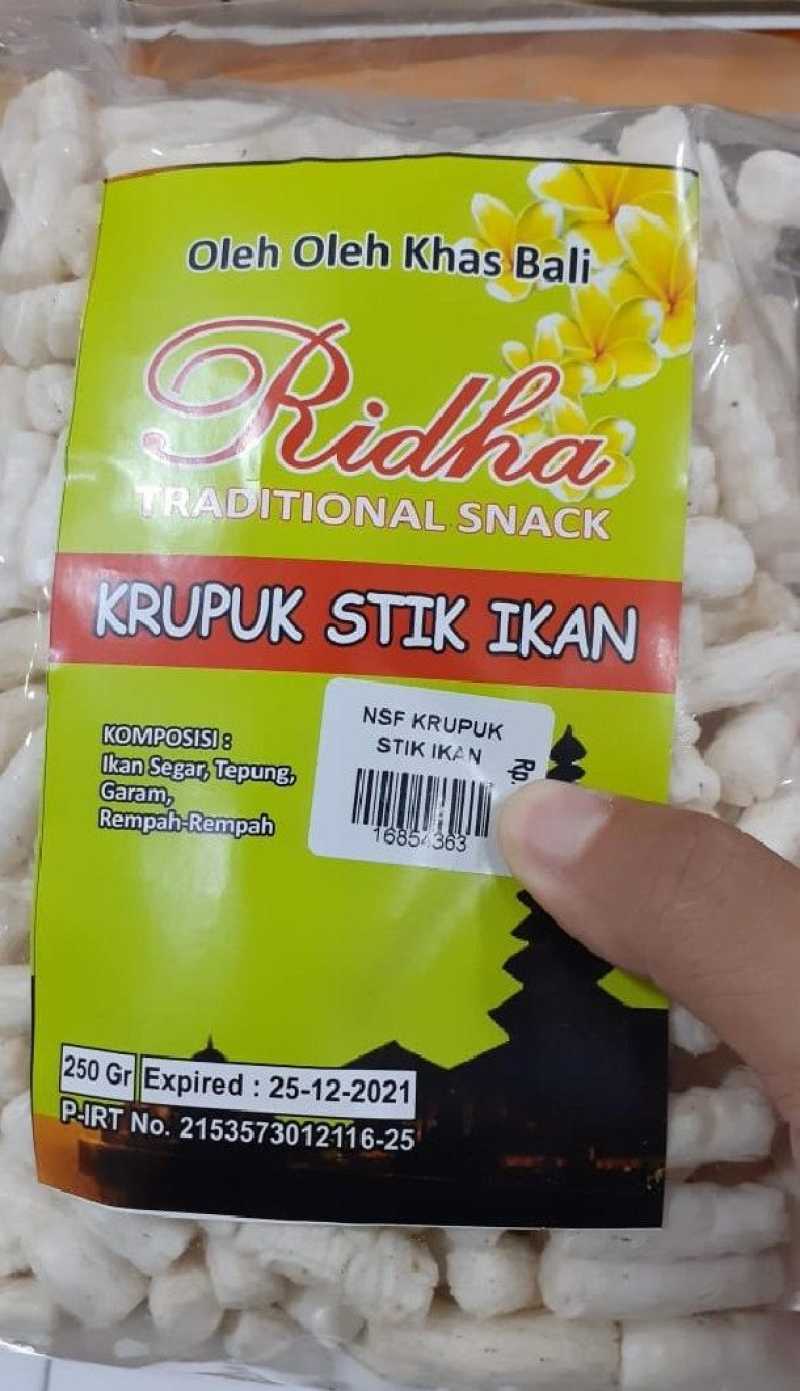 Jual STIK IKAN PEDAS/ORIGINAL â RIDHAâ TRADITIONAL SNACK KHAS BALI ...