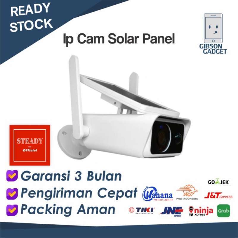 Promo IP CAM SOLAR PANEL CELL CCTV SURYA OUTDOOR WATERPROOF FHD 1080 BATTERY - SELERA_KITA STORE ...