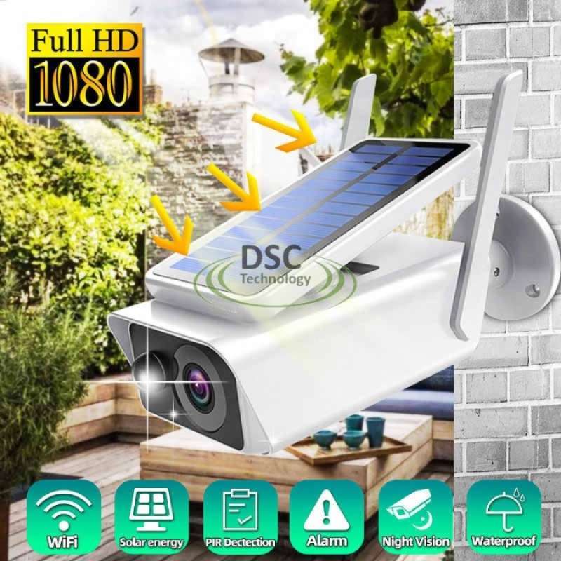 Promo IP CAM SOLAR PANEL CELL CCTV SURYA OUTDOOR WATERPROOF FHD 1080 ...