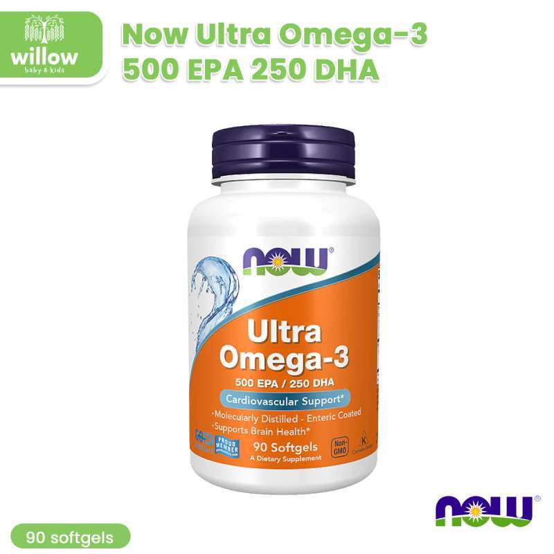 Jual Vitamin - Now Ultra Omega-3 500 Epa 250 Dha - 90 Softgels Di Seller Willow Baby Shop West ...