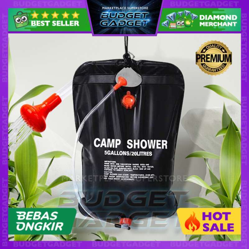 Promo Kantong Air Camp Shower Bag 20 Litres Tas Air Camping - Niskala12 Diskon 50% Di Seller ...