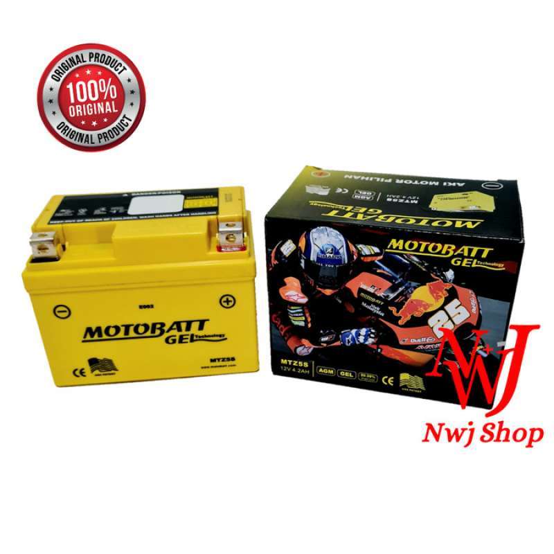 Promo Aki Motor Honda Verza, Mega Pro Motobatt MTZ5S GARANSI Diskon 3% ...