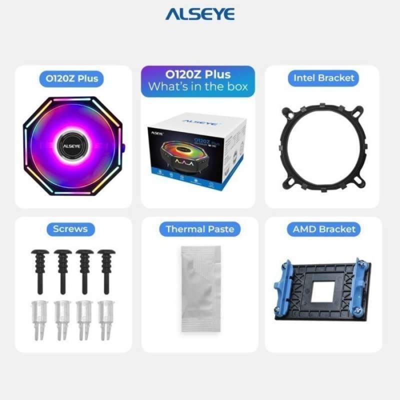 Jual Alseye Fan Processor 0120Z Plus LGA 1700 12CM di Seller CS New ...