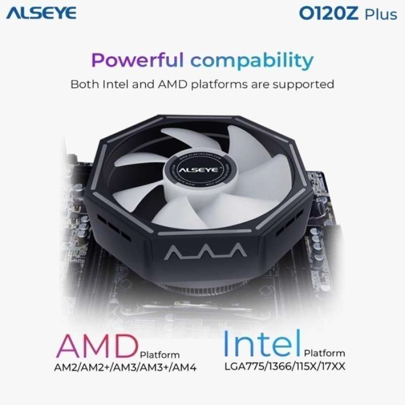 Jual Alseye Fan Processor 0120Z Plus LGA 1700 12CM di Seller CS New ...