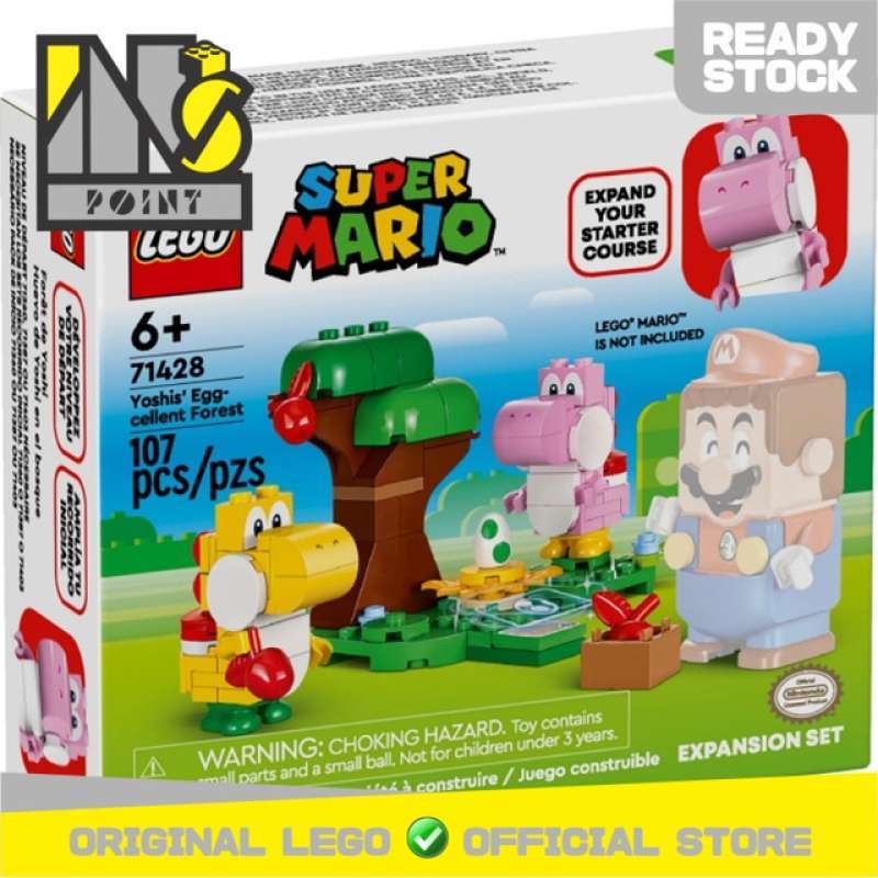 Jual Lego 71428 - Super Mario - Yoshis' Egg-cellent Forest - Expansion ...