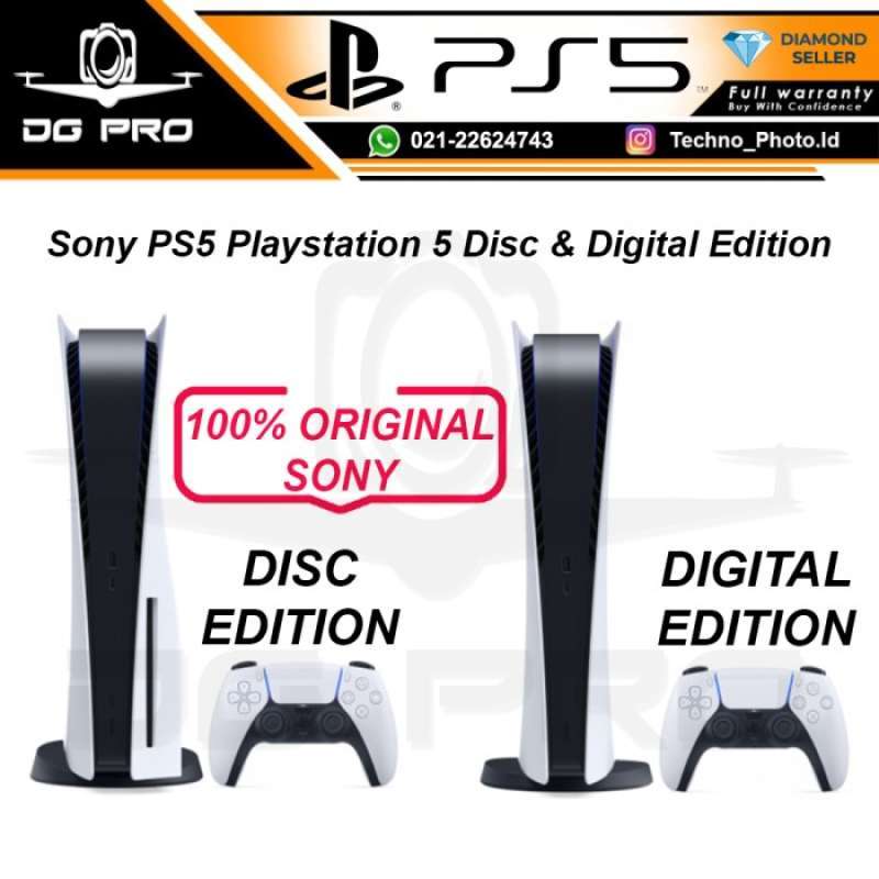 Promo SONY PS 5 CD EDITION PLAYSTATION 5 DISC EDITION PS5 PLAY STATION - MARKMARKET Diskon 50% ...