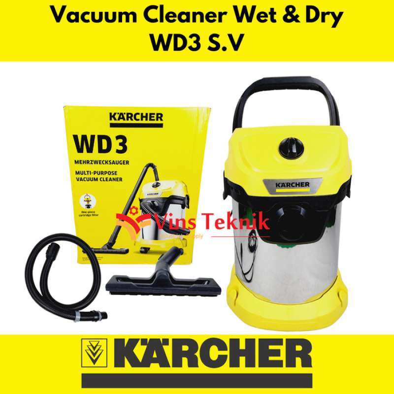 Promo Karcher WD 3 S-V Vacuum Cleaner Wet & Dry Penyedot Debu WD3 ...
