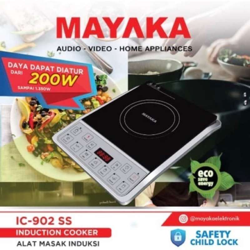 Promo Mayaka Kompor Induksi Mayaka Ic-902Ss Induction Cooker Kompor ...