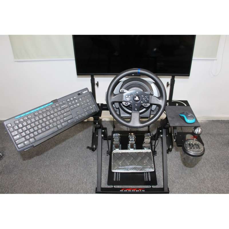 Jual Folding Racing Simulator Flight Game Stand Rotatable Keyboard ...