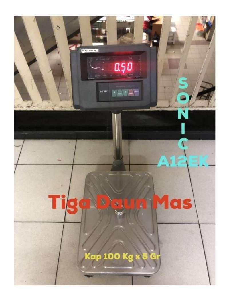 Jual Timbangan Barang Digital Timbangan Lantai Digital 100 Kg Sonic di Seller TDM Grosir ...