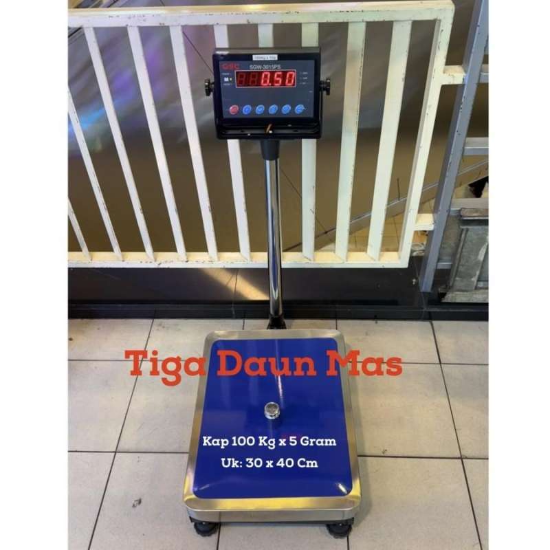 Jual Timbangan Barang Digital Timbangan Lantai GSC SGW-3015PS 100 Kg di Seller TDM Grosir ...