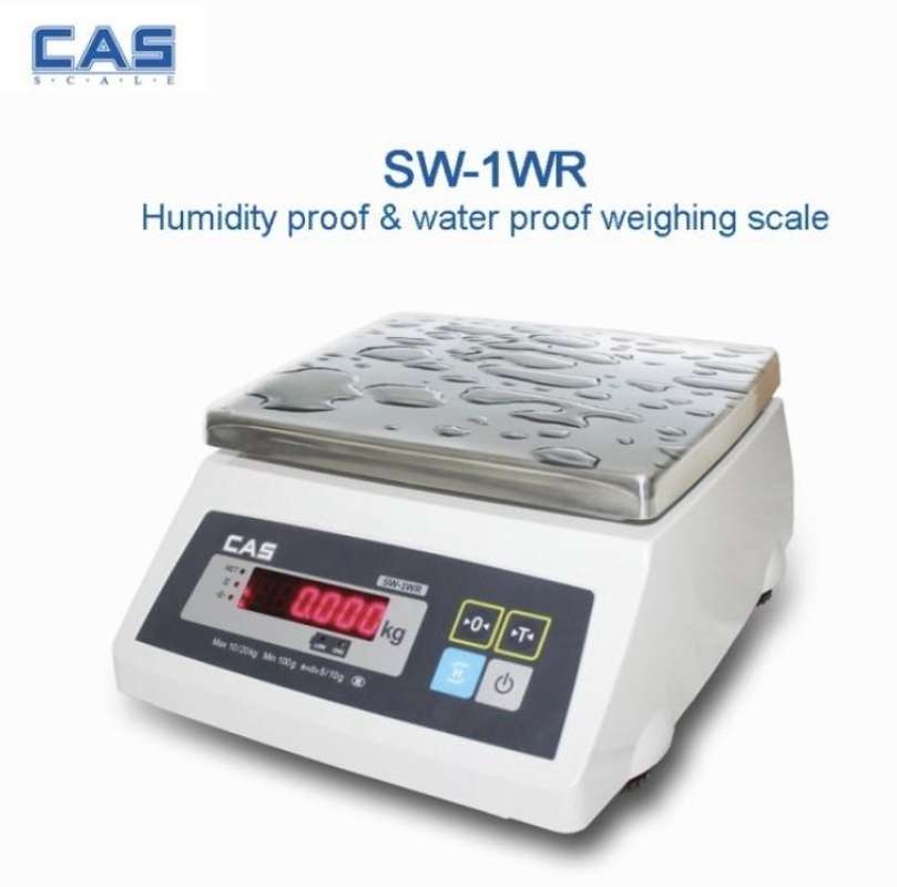 Jual Timbangan Water Proof CAS SW-1R Kapasitas 5 Kg - 30 Kg di Seller ...