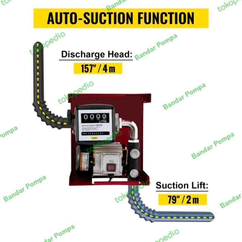 Promo Fuel Dispenser Pengisian solar/minyak Dengan digtal flow meter ...