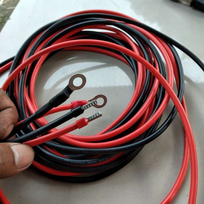 Promo Kabel Aki Solar Cell 6mm X2, 5 Meter Nyaf Eterna Diskon 23% Di ...