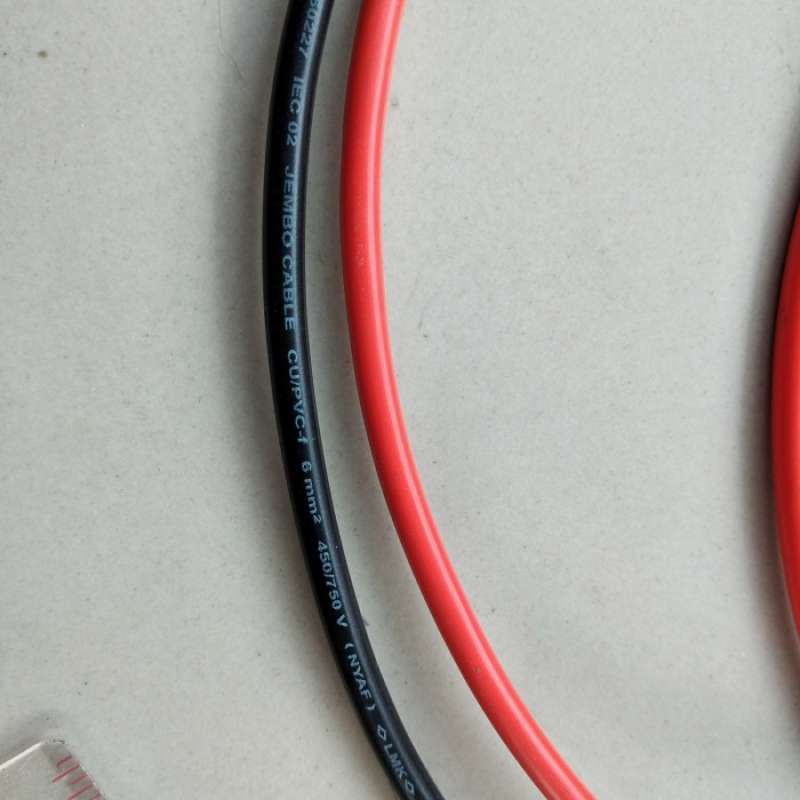 Promo Kabel Aki Solar Cell 6mm X2, 5 Meter Nyaf Eterna Diskon 23% Di ...