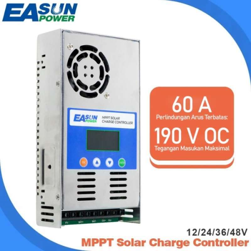 Promo Solar Charge Controller MPPT Regulator 12V - 48V 60A MPPT-6048 EASUN Diskon 23% di Seller ...