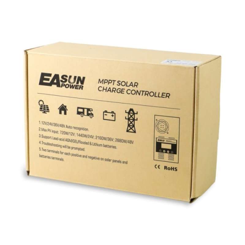 Promo Solar Charge Controller MPPT Regulator 12V - 48V 60A MPPT-6048 ...