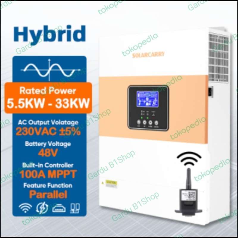 Promo Inverter Hybrid HF 48v 5500W, Plus WiFi Monitoring Diskon 23% di ...
