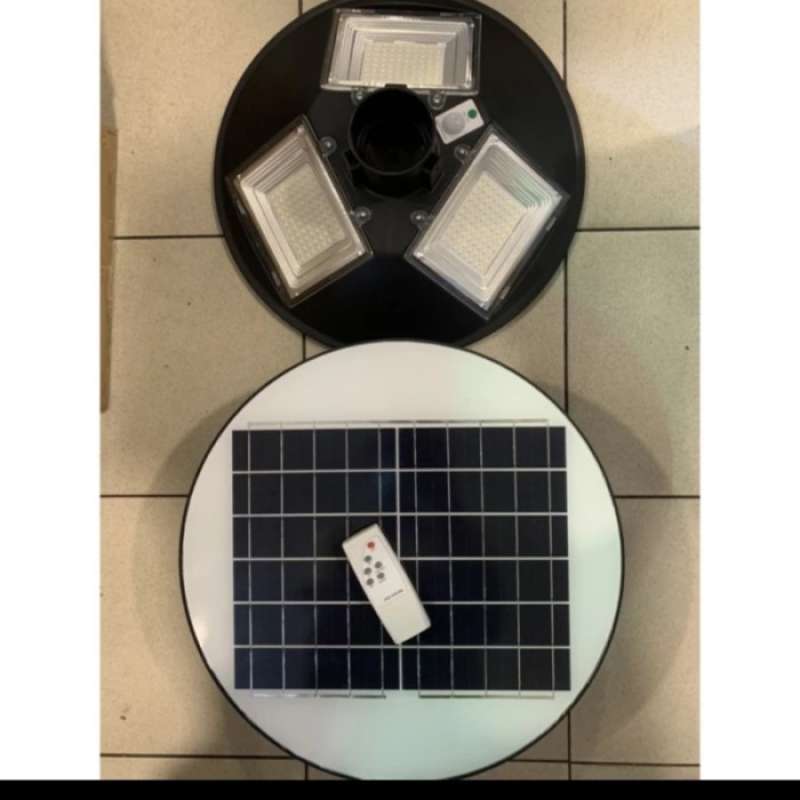 Promo lampu jalan solar sel 300w 500w led taman garden lamp panel surya ...