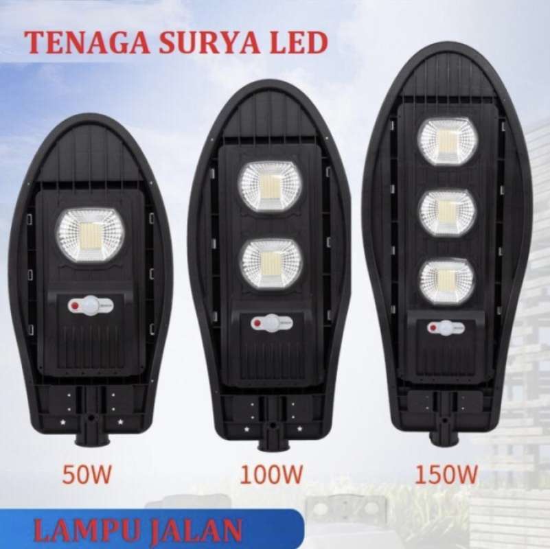 Promo Lampu Jalan Cobra 50 Watt Pju Solar Cell 50w With Remote Diskon