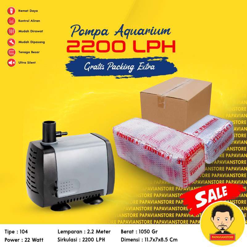 Jual Pompa Kolam Ikan Celup Koi Mesin Waterfall Air Terjun Ginga WP ...