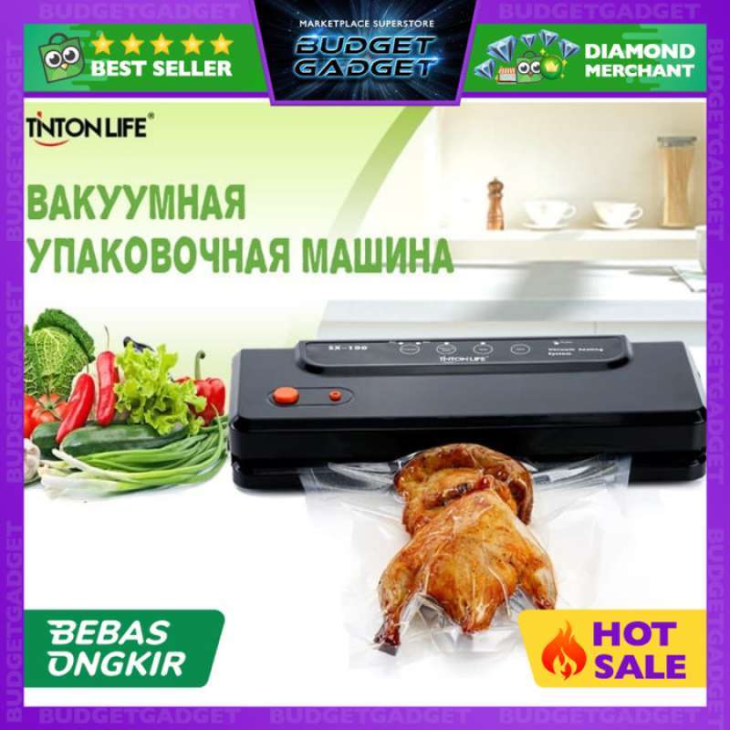 Promo Pompa Vacuum Wrap Sealer Plastik Makanane Kedap Udara Sx-100 ...