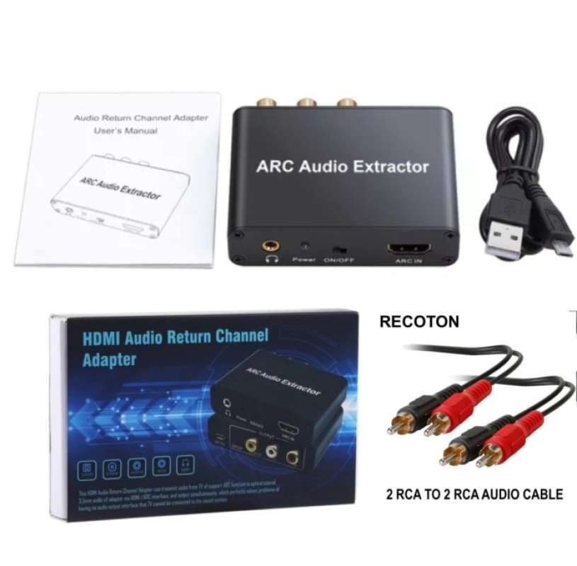 Promo Avpro Avq002 Hdmi Arc Audio Extractor To Spdif Optical Coaxial ...