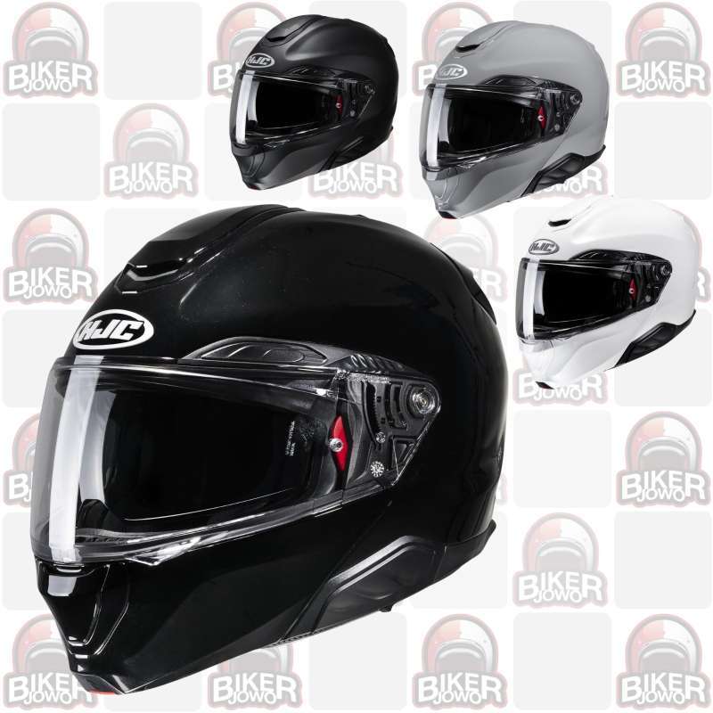 Jual HJC RPHA91 Helm Modular Flip Up Touring Adventure ADV ADX - Black ...