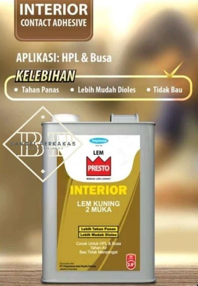 Promo Lem HPL Interior PRESTO 2.5kg Lem Taco Sheet Vitconsheet Deco PVC ...