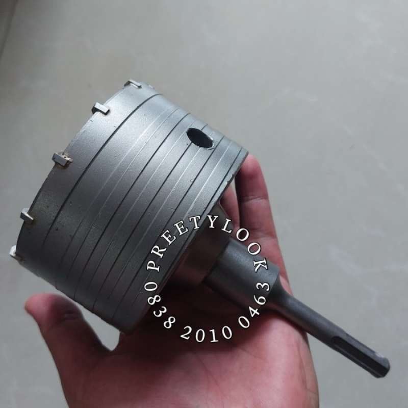 Promo Mata Bor coring Beton 100 mm 4 inch Hollow Drill Core Bit TCT ...