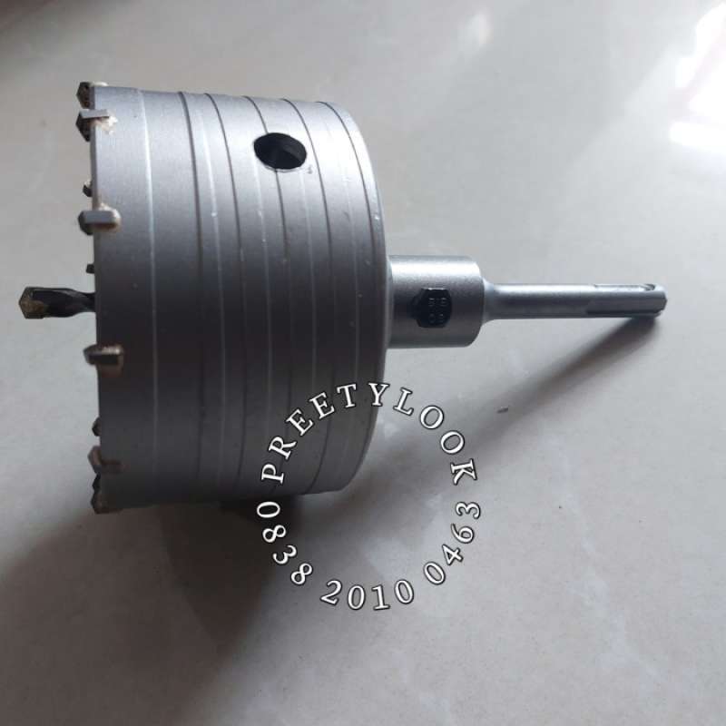 Promo Mata Bor coring Beton 100 mm 4 inch Hollow Drill Core Bit TCT ...