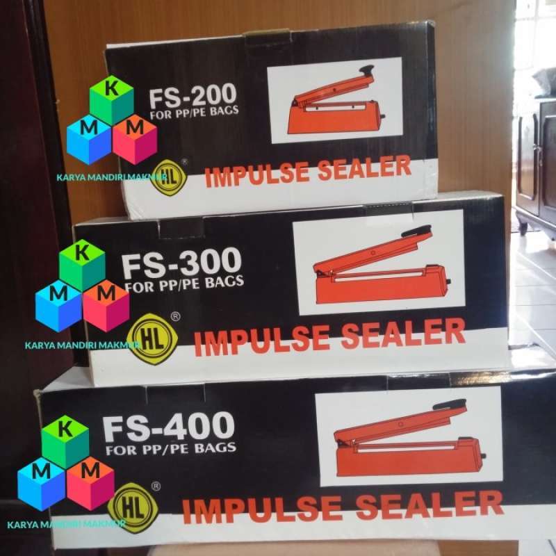 Promo Hand Impulse Sealer Body Alumunium 40Cm ( Trafo Besar ) Fs-400 Al ...