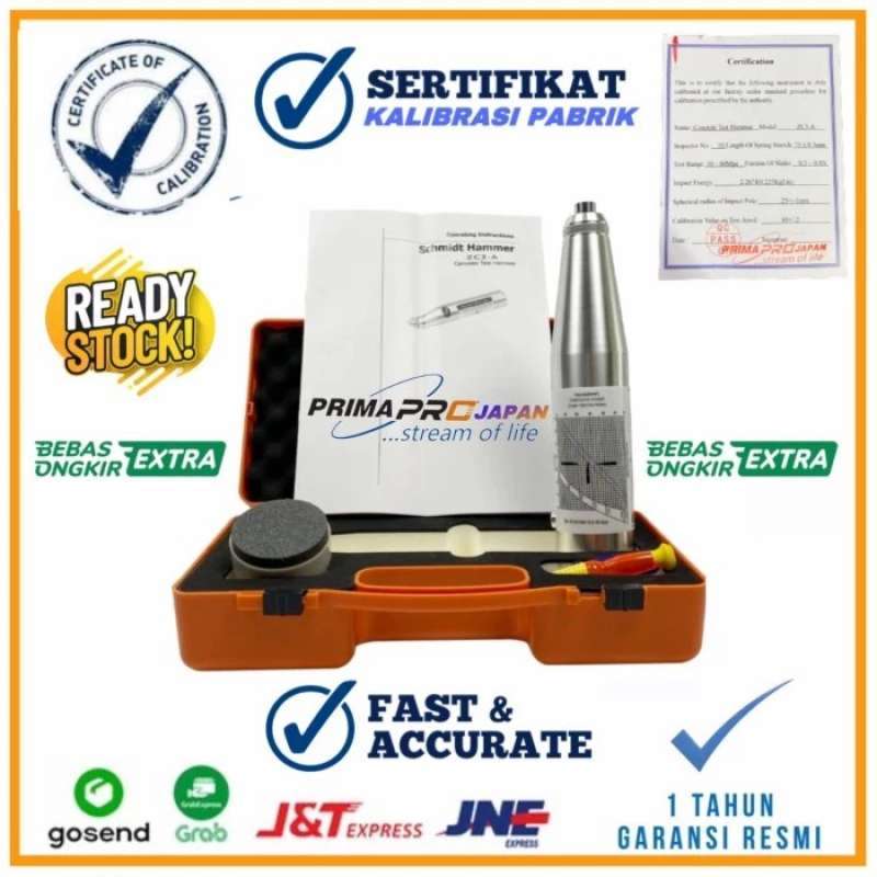 Promo Concrete Test Hammer ZC3-A Rebound Schmidt Resiliometer Tester ...