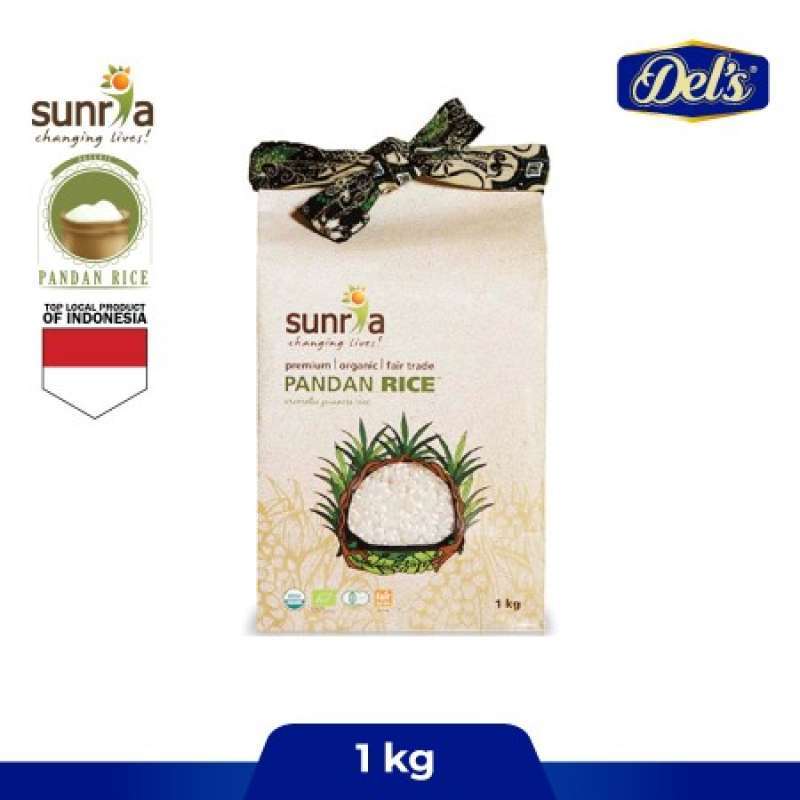 Promo Organic Pandan Rice Sunria 1kg - Beras Pandan Organik Diskon 33% ...