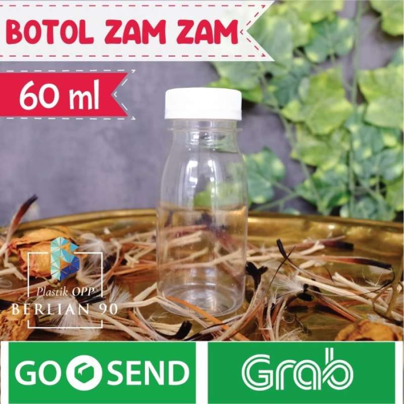 Promo Botol Zam Zam 60 ml Botol Air Zamzam Botol Kecil Khusus Gojek ...