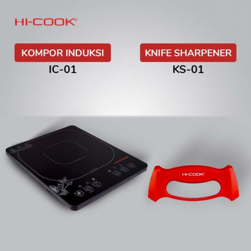 Promo Hi-Cook Kompor Induksi Tipe Ic-01 + Hi-Cook Knife Sharpener Ks-01 ...