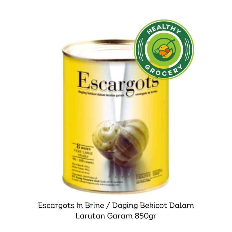 Jual Escargots In Brine 850gr / Daging Bekicot Dalam Larutan Garam di Seller healthygrocery ...