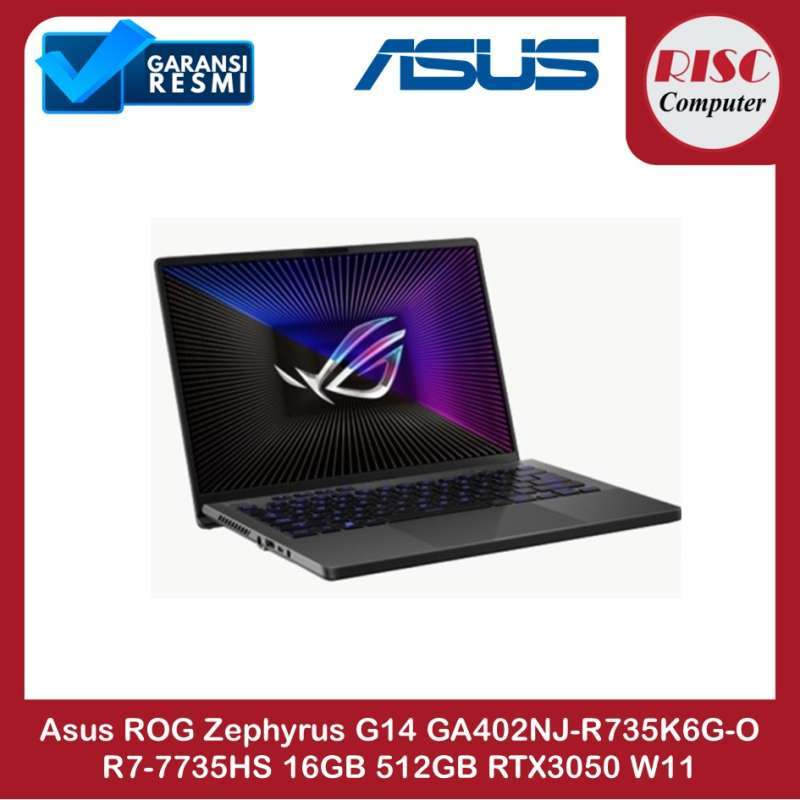 Jual Asus Rog Zephyrus G14 Ga402nj-r735k6g-o R7-7735hs 16g 512g Rtx3050 W11 Di Seller Risc ...