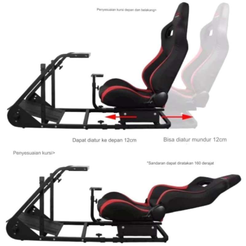 Jual Ultimate Gaming Chair Steering Wheel Simulator Playseat Game ...