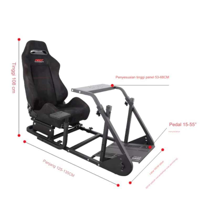 Jual Ultimate Gaming Chair Steering Wheel Simulator Playseat Game ...