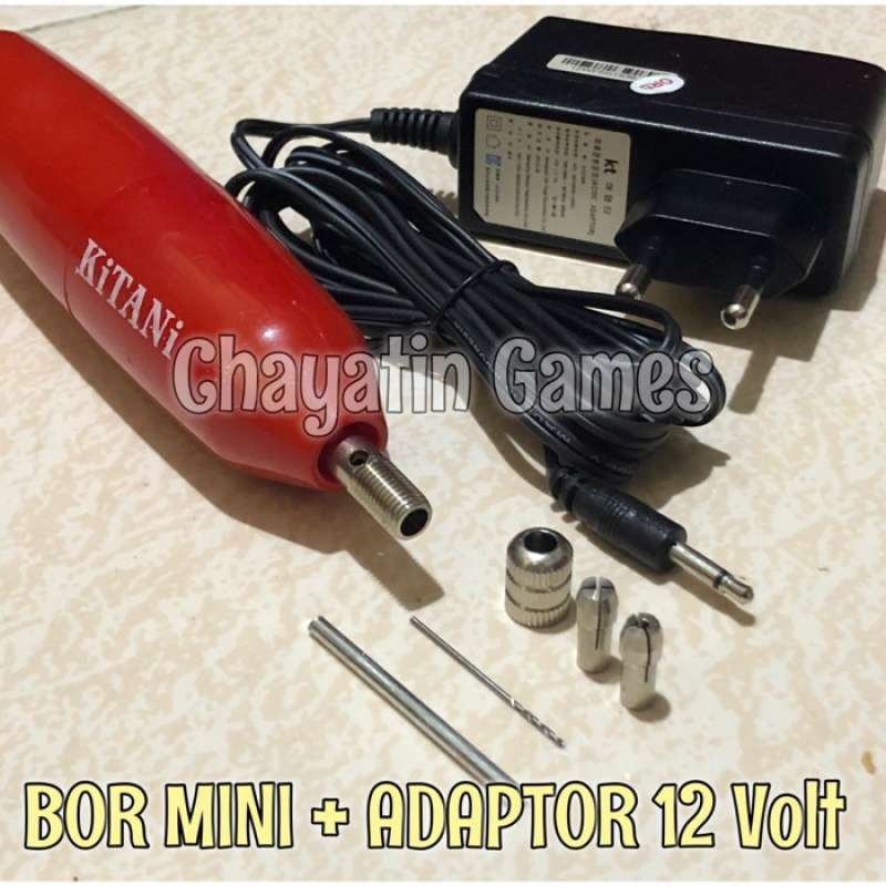 Promo Bor Mini Drill PCB + Adaptor 12Volt Alat Pembuat Lubang Pada ...