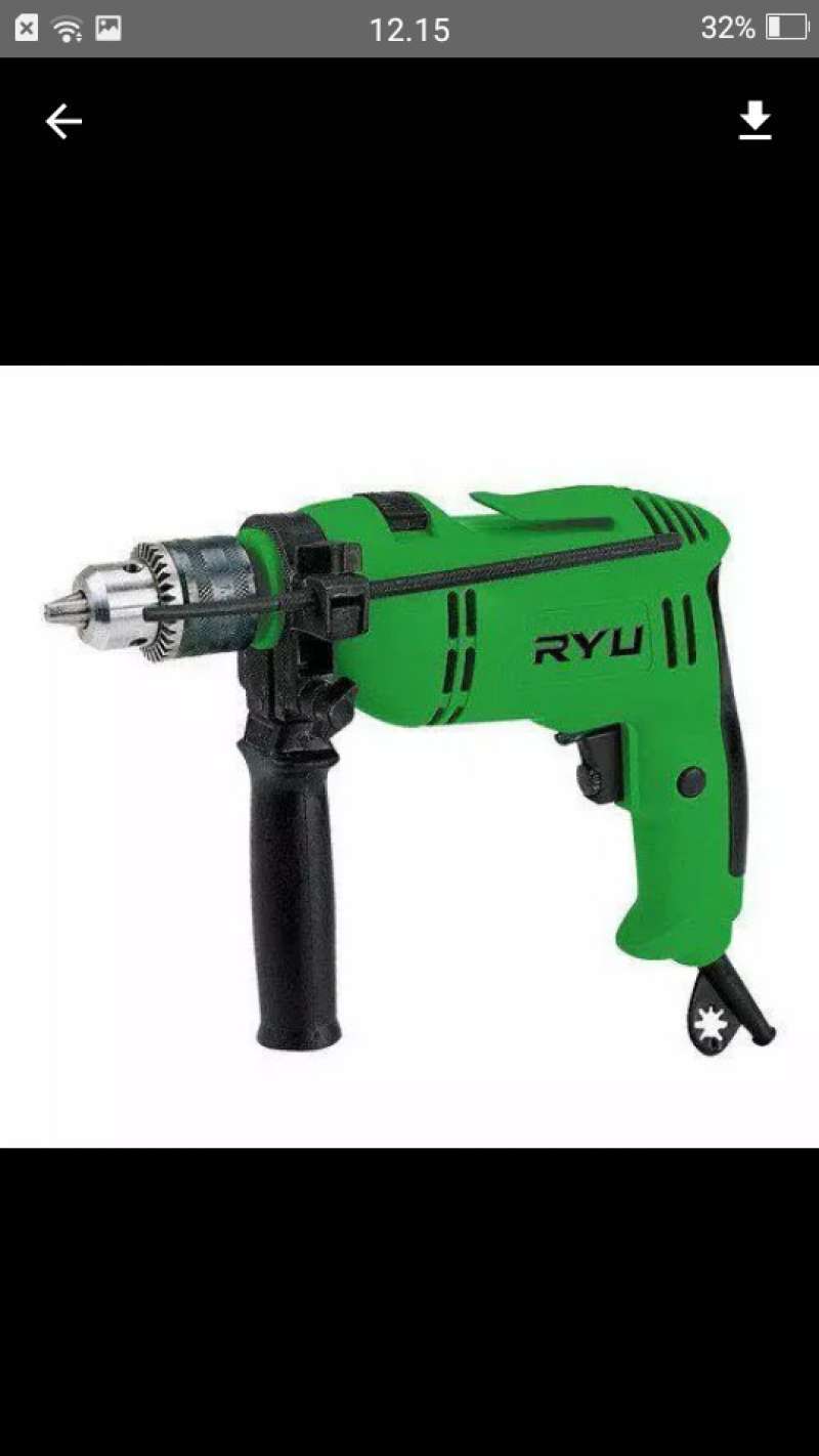 Promo Mesin Bor Listrik 13 mm RYU Impact Drill 13 mm RYU - Mesin Bor ...