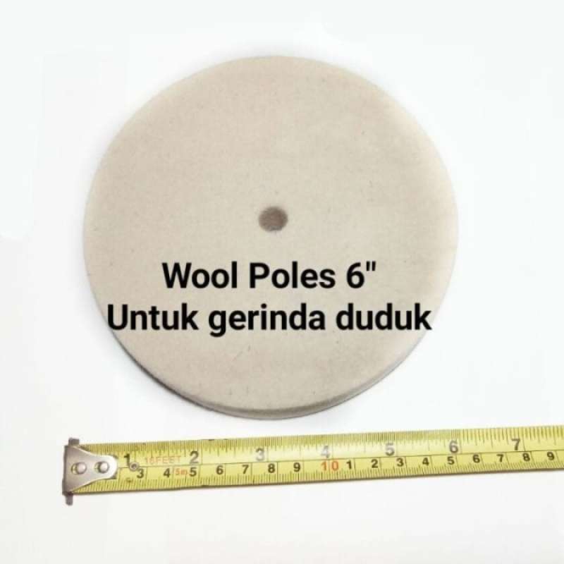 Promo Soft Wool Poles 6 X 1 Inch Untuk Gerinda Duduk Diskon 23% di ...