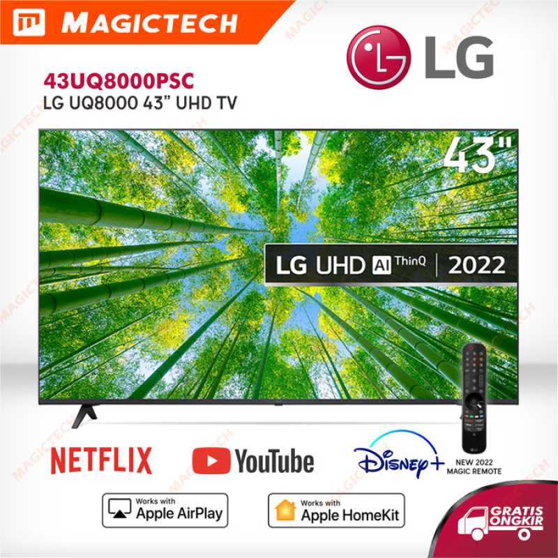 Jual SMART TV LG 43UQ8000PSC 43 INCH / 43 LED 4K UHD MAGIC REMOTE ...