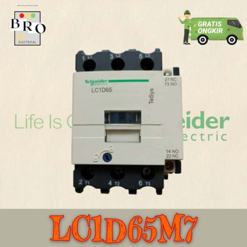 Promo Schneider Kontaktor LC1D65 / Contactor LC1D65M7 220V AC Diskon 23% di Seller Rhmd ...