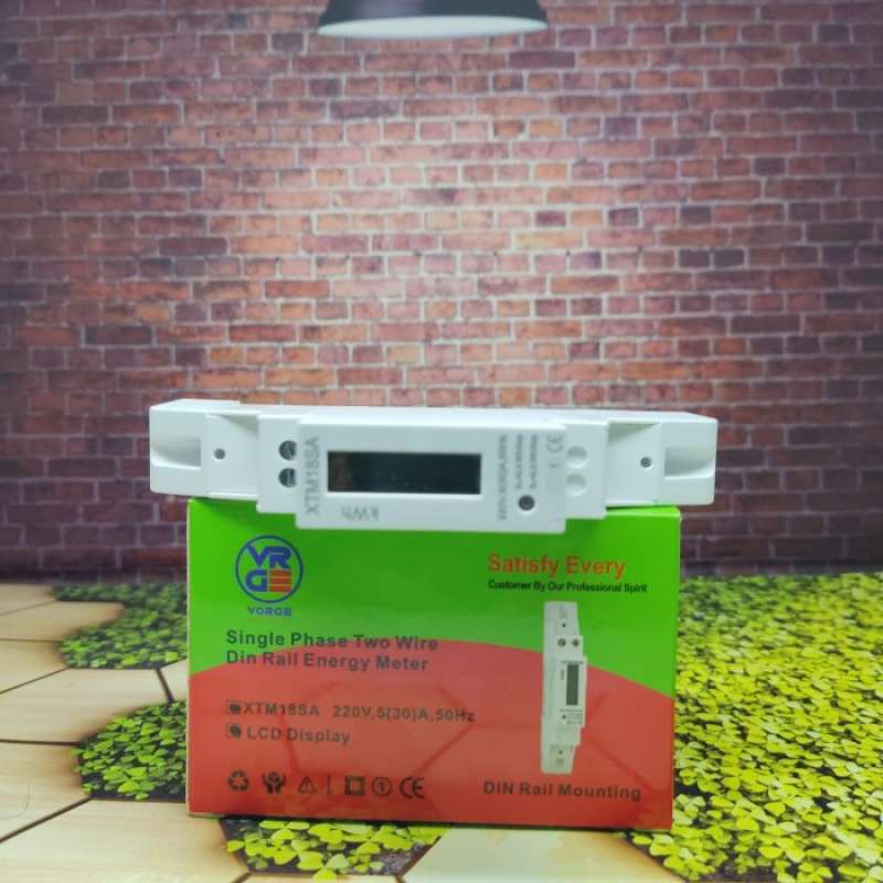 Promo kwh meter XTM18SA 1phase / 1P 5(30A) / kwh meter digital 1 phase ...